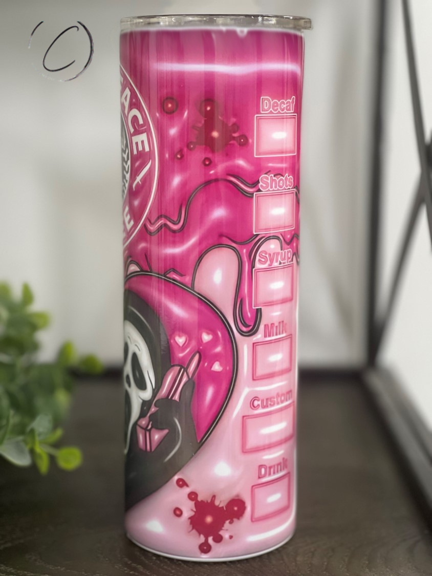 Ghostface Coffee Inflated 20oz Skinny Tumbler – Sweet Sunshine
