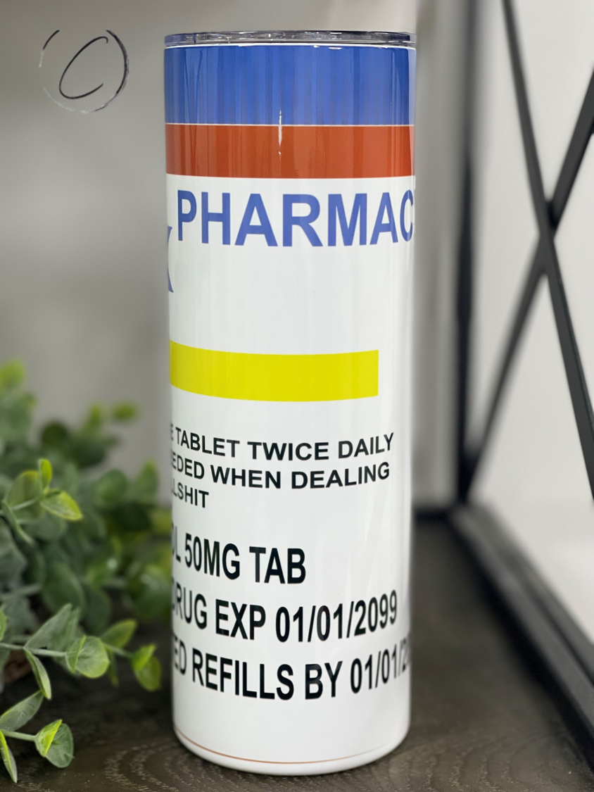 Fukitol 20oz Skinny Tumbler – Sweet Sunshine